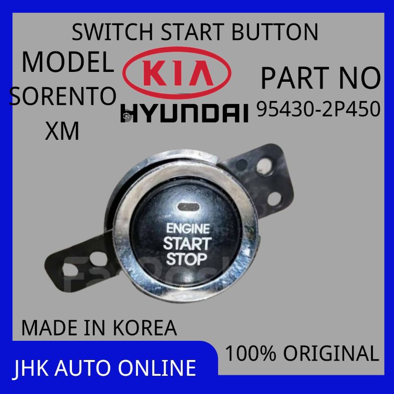 95430-2P450 (10 PIN) SWITCH START BUTTON KIA SORENTO XM 100% NEW ...