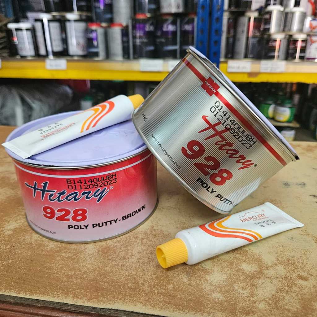 NISSAN Hitary 928 Polly Putty with Hardener /1kg | Shopee Malaysia