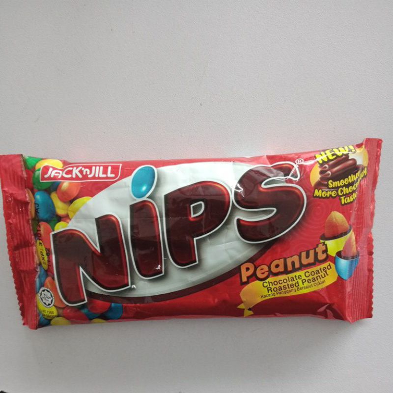 NIPS CHOCOLATE COATED ROASTED PEANUT 70 G | Shopee Malaysia