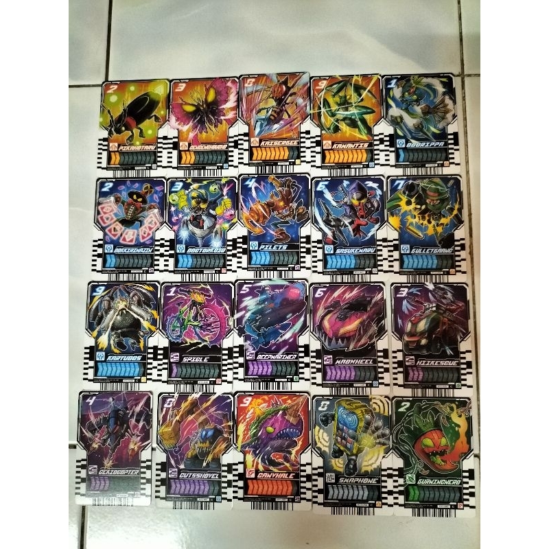 RT1 KAMEN RIDER GOTCHARD RIDE CHEMY TRADING CARD PHASE: 01 (C) | Shopee Malaysia