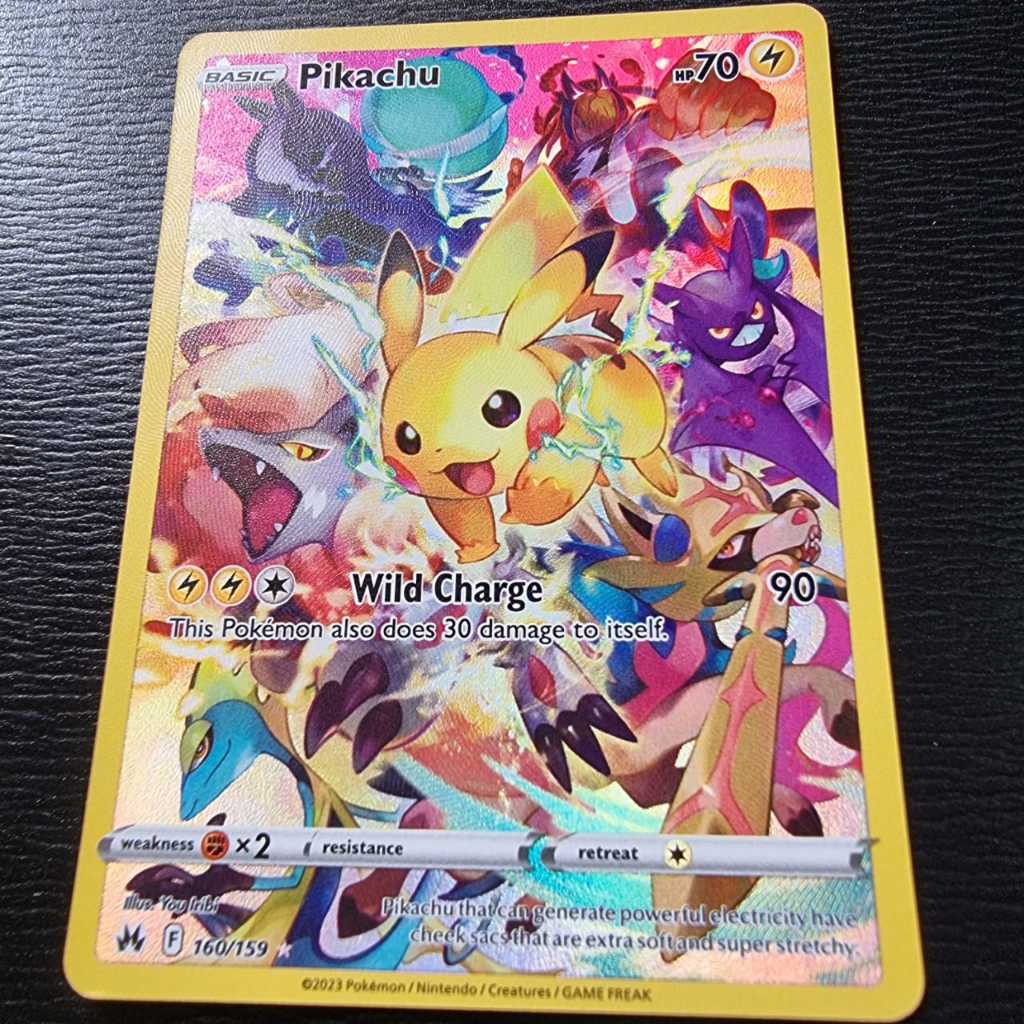 Pokemon TCG Singles (Original PTCG): PIKACHU Secret Rare Full Art ...