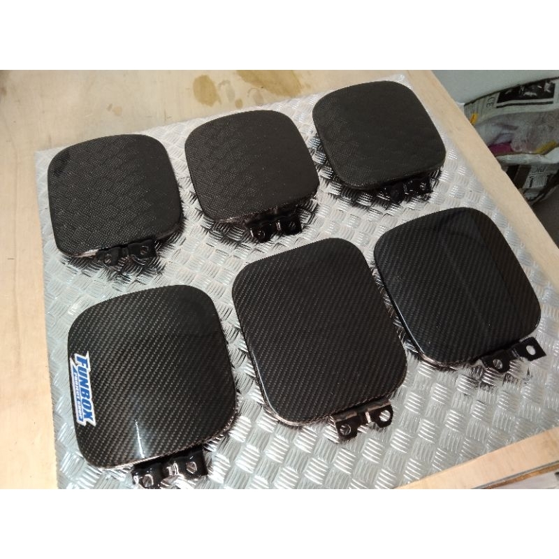 PROTON WIRA SEDAN /AEROBACK FUEL TANK COVER ORI CARBON FIBER [READY ...