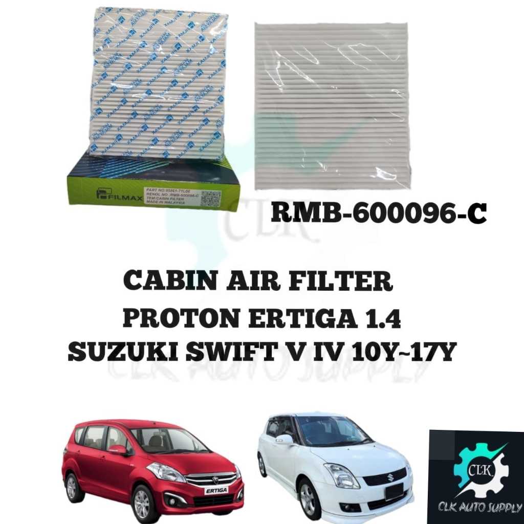 PROTON ERTIGA 1.4 SUZUKI SWIFT CABIN AIR COND FILTER (95861-71L00 / MZ ...