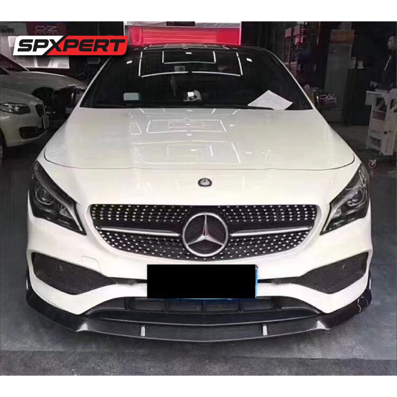 Mercedes benz cla cla45 w117 w176 front lip facelift | Shopee Malaysia