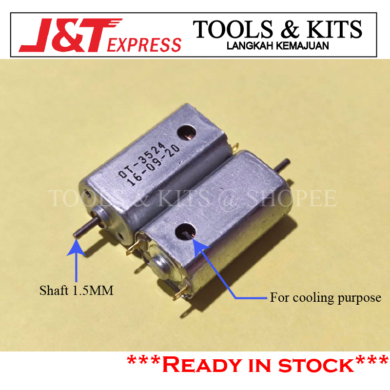 High Speed High Torque Carbon Brushed DC Motor 050 Model 3.7V 24500RPM ...