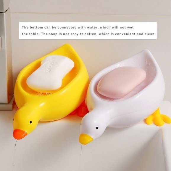 Cutie Duck Soap Case Box Table Soap Trap Cutie Soap Container Itik ...