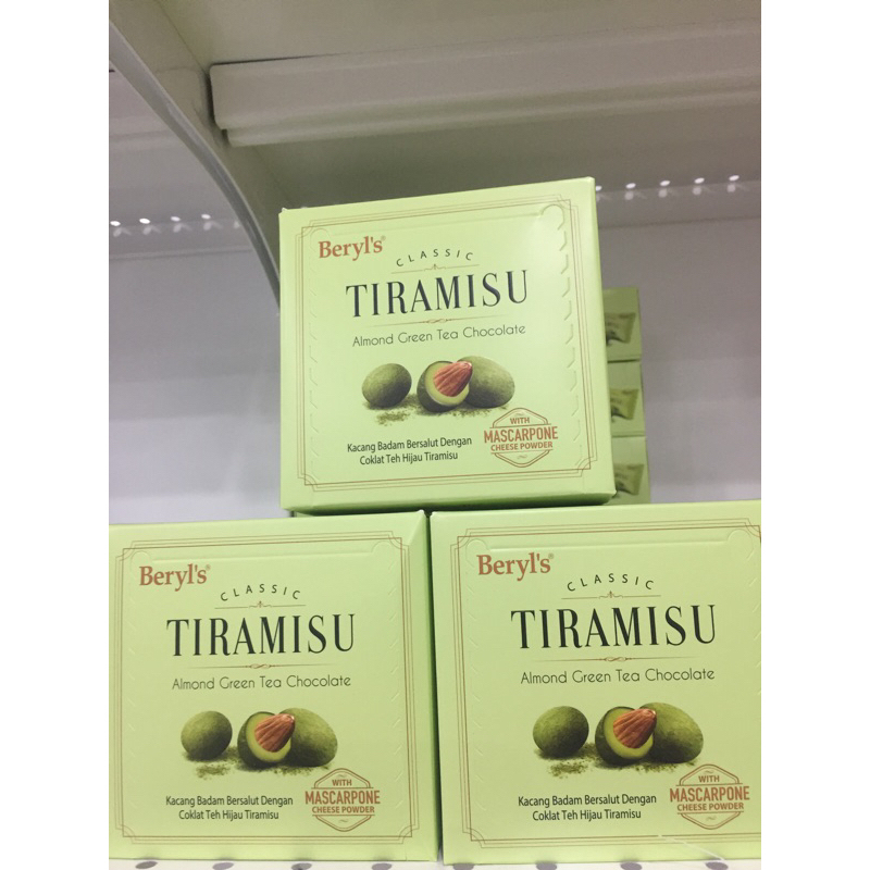 BERYL'S CLASSIC TIRAMISU 65G ( ALMOND GREEN TEA, ALMOND WHITE, ALMOND ...