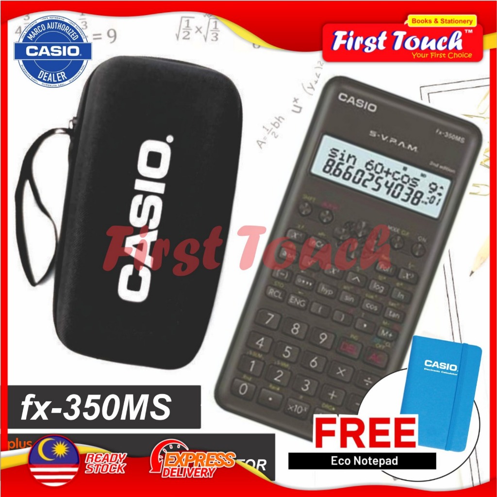 Casio Scientific Calculator FX-350MS 2nd Edition School Office Calculator Kalkulator Sekolah ...