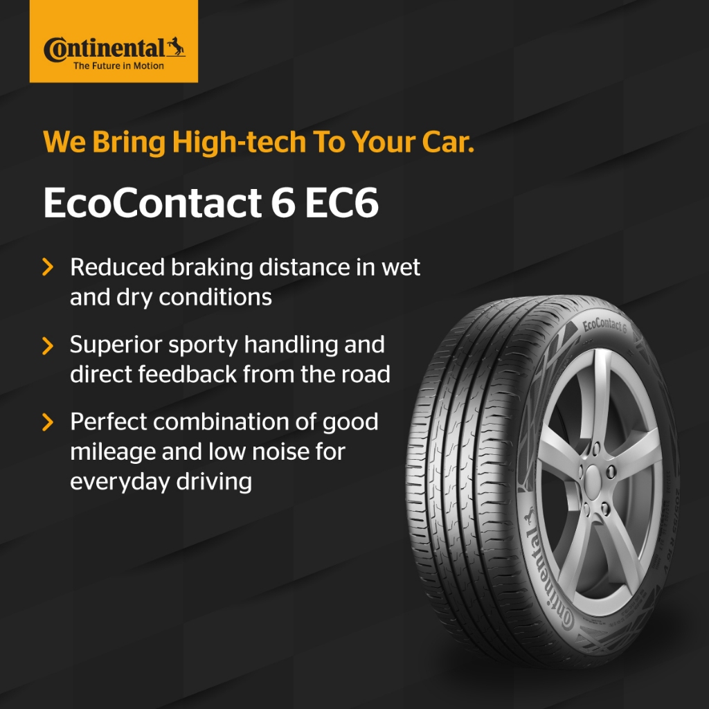 Continental EcoContact EC6 R19 235/50 255/45 VOL 235/50 MO (with installation) | Shopee Malaysia