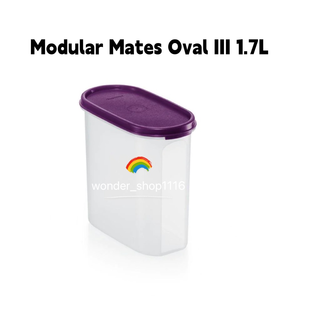 Tupperware Modular Mates Oval III 1.7L | Shopee Malaysia