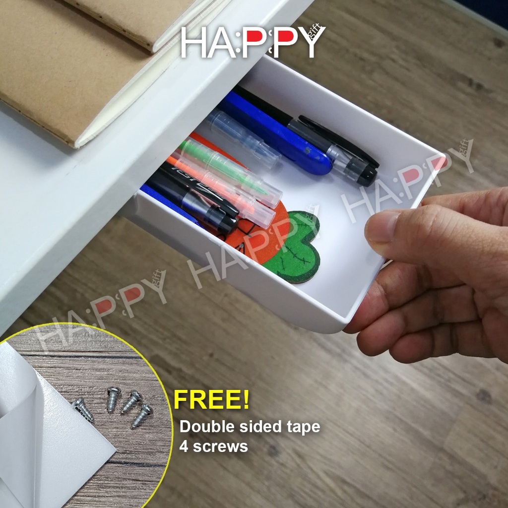Extra Hidden drawer, Under Desk Drawer, creative drawer, stationery ...