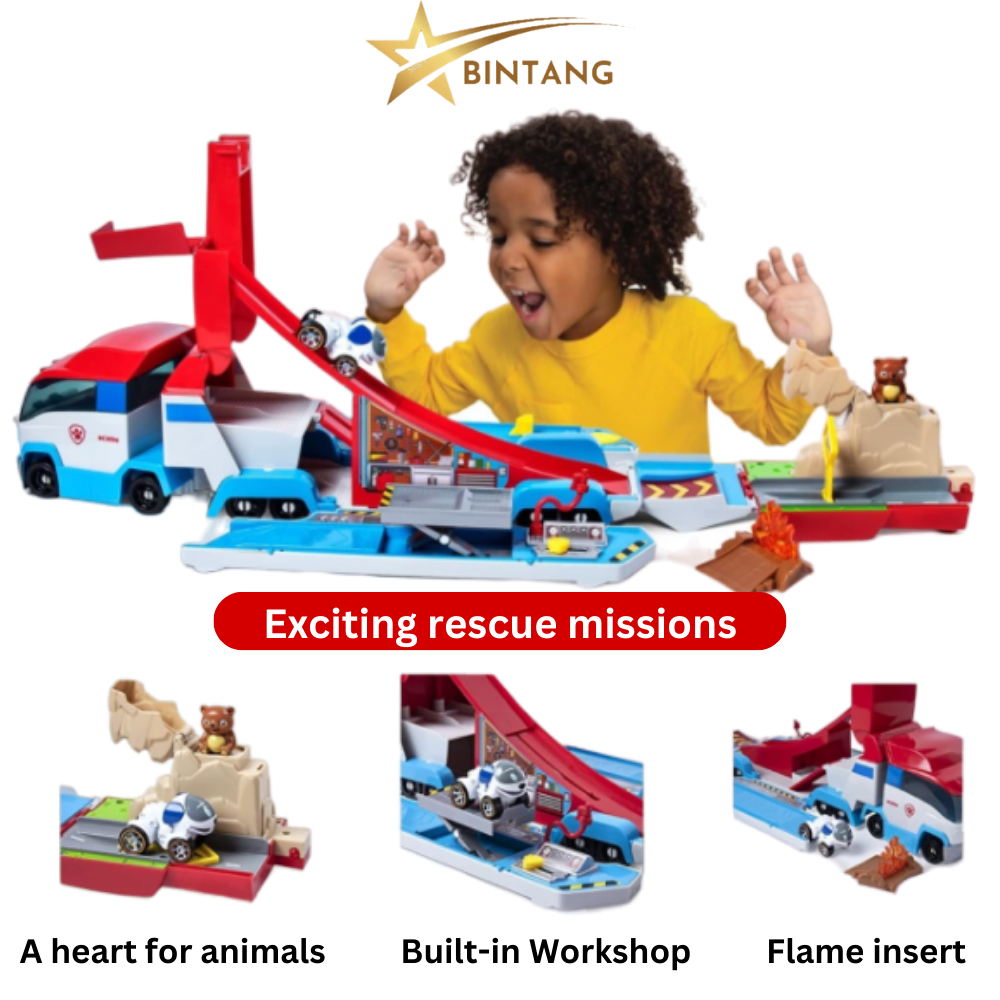 PAW Patrol True Metal Launch'N Haul PAW Patroller with Robodog for True ...