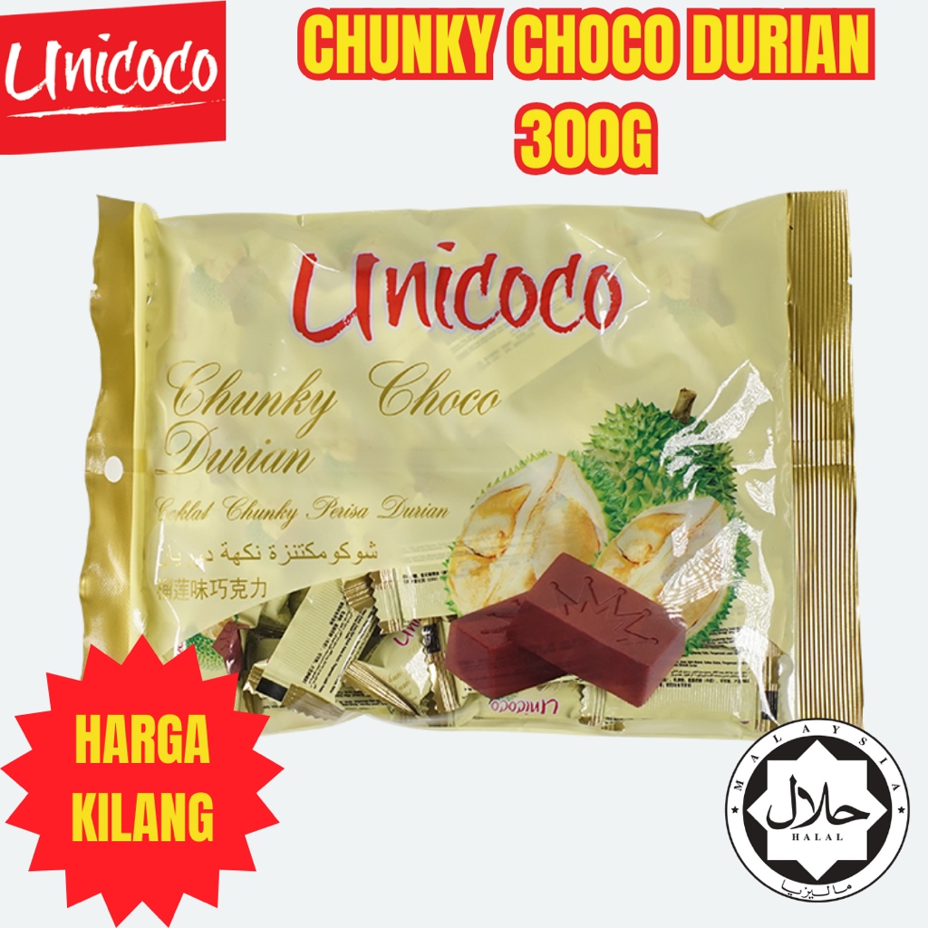 Unicoco Chunky Choco Durian 300g | Shopee Malaysia