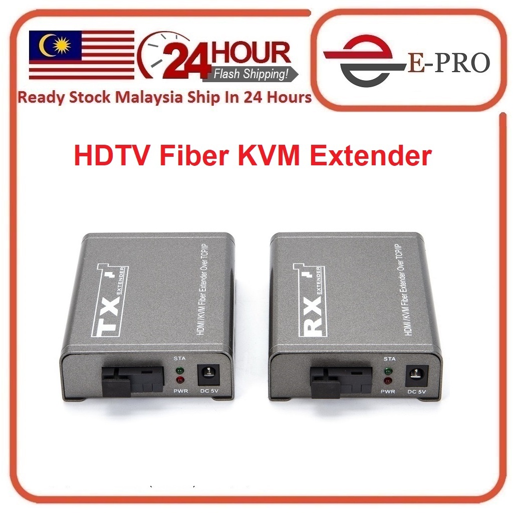 HDTV KVM Fiber Extender HDMI Optical Media Converter Extender ...