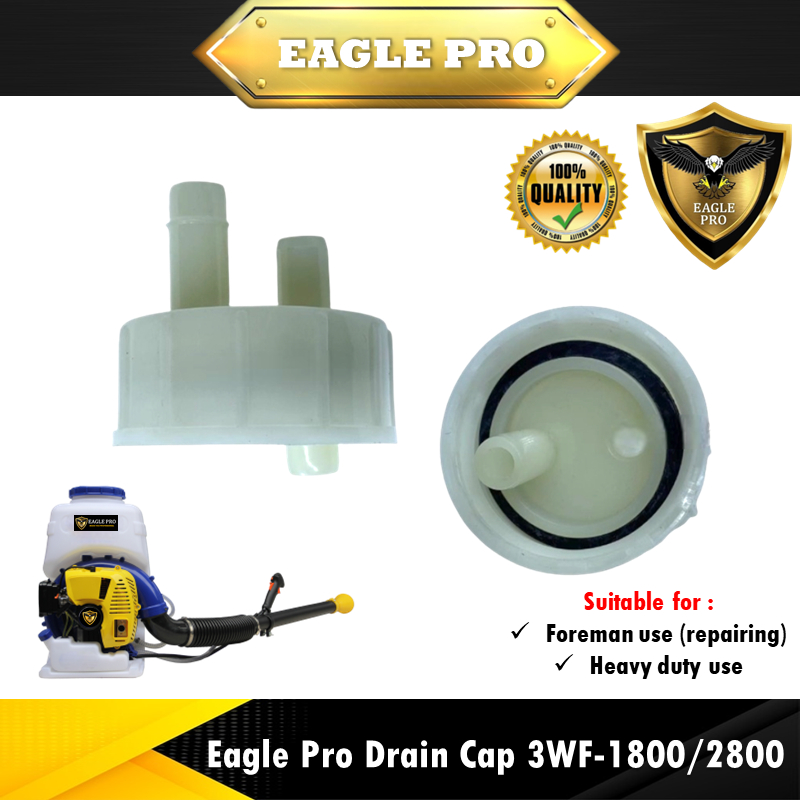 Eagle Pro V-1800 2800 drain cap giant steel power mist blower mist duster pipe Pam racun victa ...