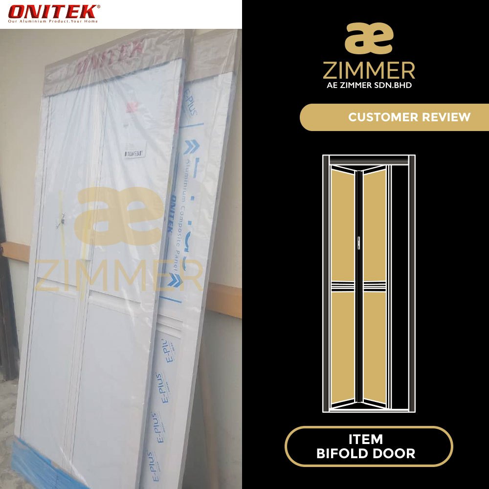 AE Zimmer Onitek Bi Fold CUSTOM MADE / Toilet Door, bifold, Pintu Lipat ...