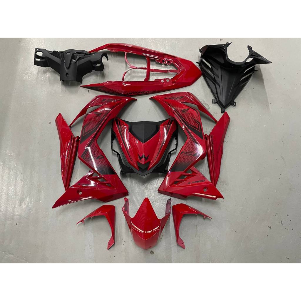 HLD COVERSET STICKER TAMPAL RED/MERAH 2 HONDA RS150 V1/V2/V3 | Shopee ...