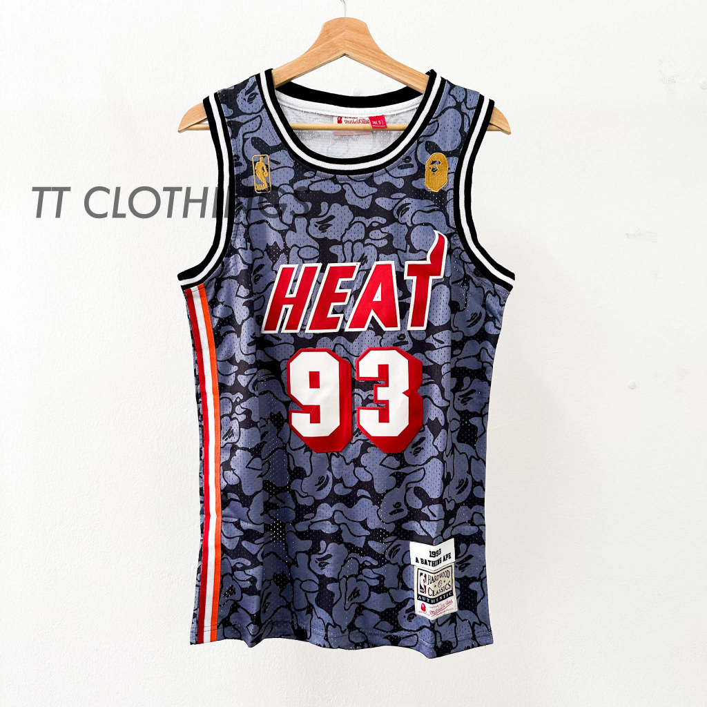 NBA Jersey Basketball Shirt Men Women Singlet Baju Lelaki MIAMI HEAT ...