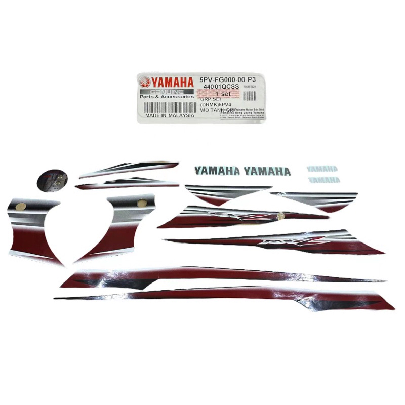 RXZ 5PV STICKER ASSY ORIGINAL HONG LEONG YAMAHA | Shopee Malaysia