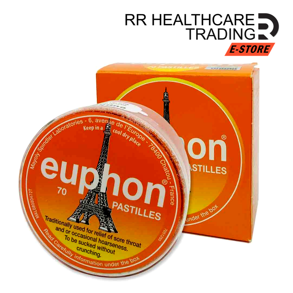 Euphon Pastilles 70s (Exp 05/2024) Helps Relief Sore Throat/Sakit Tekak ...