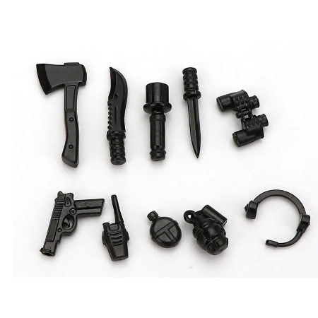 Military Army Weapon Set 6 (3 pieces of the set), Gun and Accessories ...