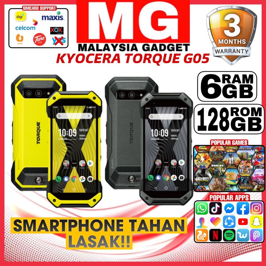 KYOCERA TORQUE G05 KYG01 Phone VIRAL KEBAL Tahan Lasak Kalis Air ...