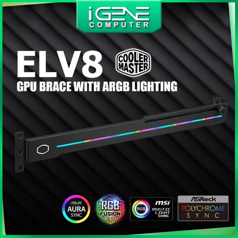 COOLER MASTER ELV8 GRAPHIC CARD HOLDER WITH ADDRESSABLE RGB | Shopee ...