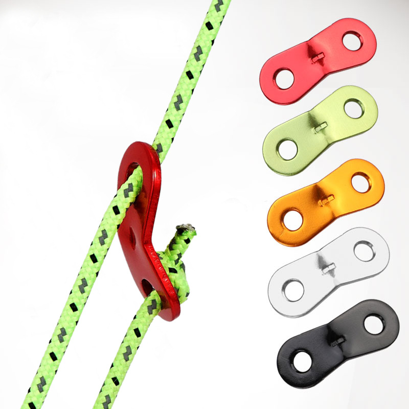 Paracord Rope Guy Line Tensioner Aluminium 2 holes Guy Line Guyline ...