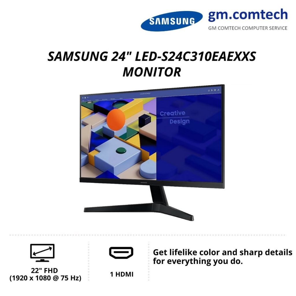 Samsung 24" LED-S24C310EAEXXS Monitor | Shopee Malaysia