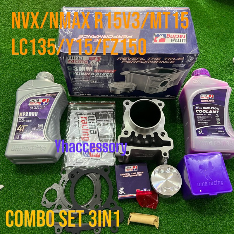 Y15/LC135 63MM BLOCK CYLINDER BLOCK UMA RACING BLOCK LC135/Y15ZR 63MM ...