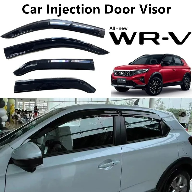 Honda WRV WR-V Injection Door Visor Air Press Window Acrylic Wind ...