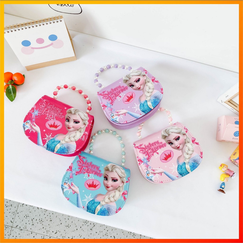Frozen Kids Handbag Girl Shoulder Bag Sling Bag Elsa Bag Beg Tangan ...