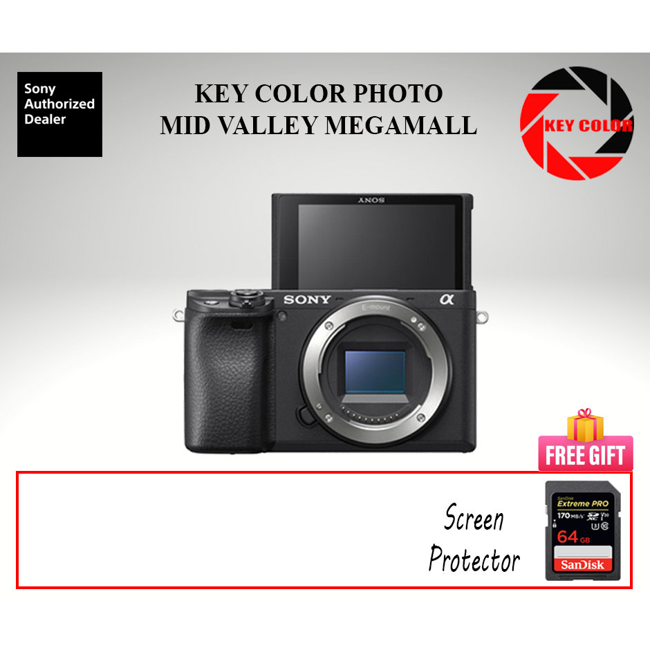 Sony A6400 A6400L A6400M + Sandisk Extreme Pro 64GB + Screen Protector ...