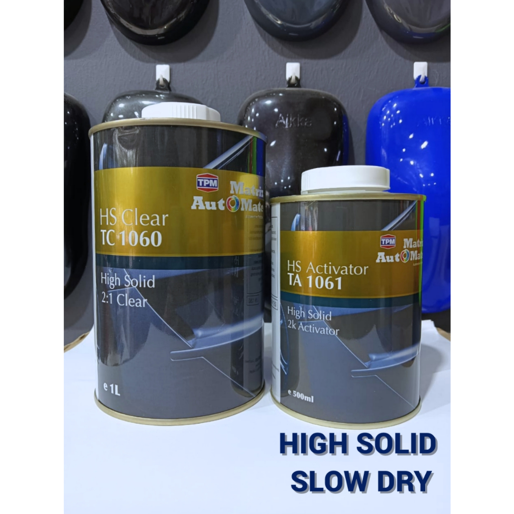 TPM 2K HIGH SOLID CLEARCOAT SET/TC1060/SLOW DRY/CLEAR KILAT/KERETA | Shopee Malaysia