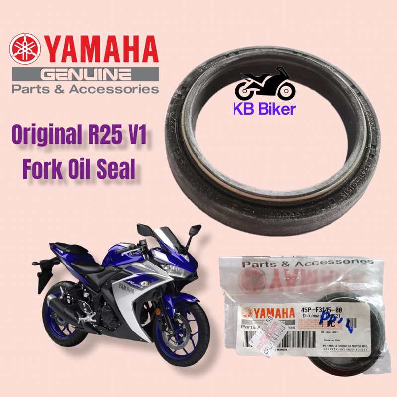 100% Original Fork Oil Seal Yamaha R25 (1 pcs ) 2015-2018 V1 | Shopee ...