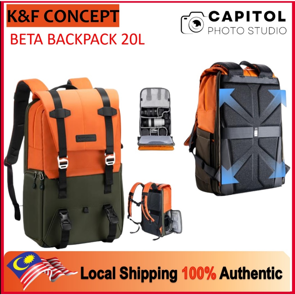 K&F CONCEPT BETA BACKPACK 20L | Shopee Malaysia