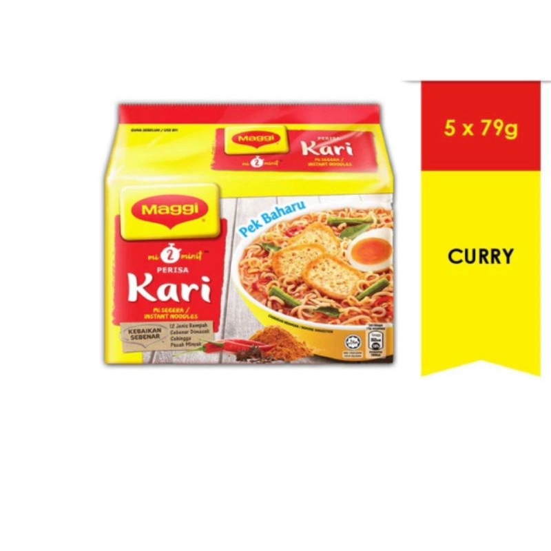 MAGGI 2-Min Curry (79g x 5 Packs ) | Shopee Malaysia