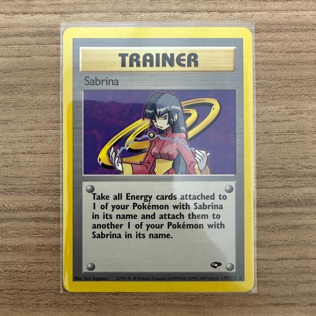 Sabrina 110/132 Rare [Vintage] [Pokemon Card TCG] [Gym Challenge ...