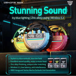 WEKOME Stunning Sound VB05 Vanguard Series Mecha Earbuds 2nd-Generation ...