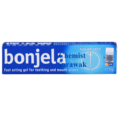 Bonjela gel for teething and mouth ulcers 15g (expired date:1/10/2023 ...