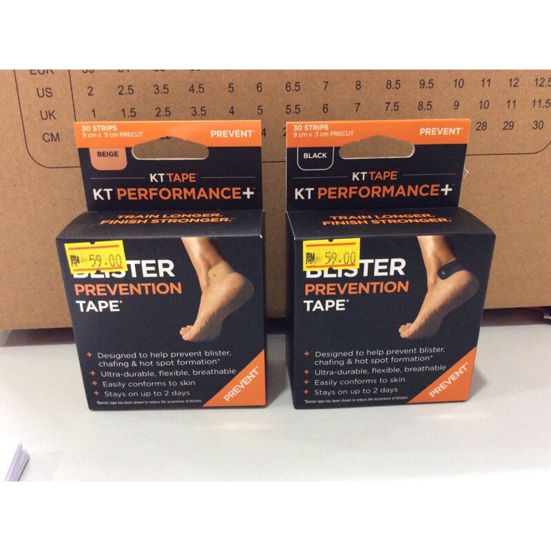 100% original KT Tape Blister Prevention( black/beige ) | Shopee Malaysia