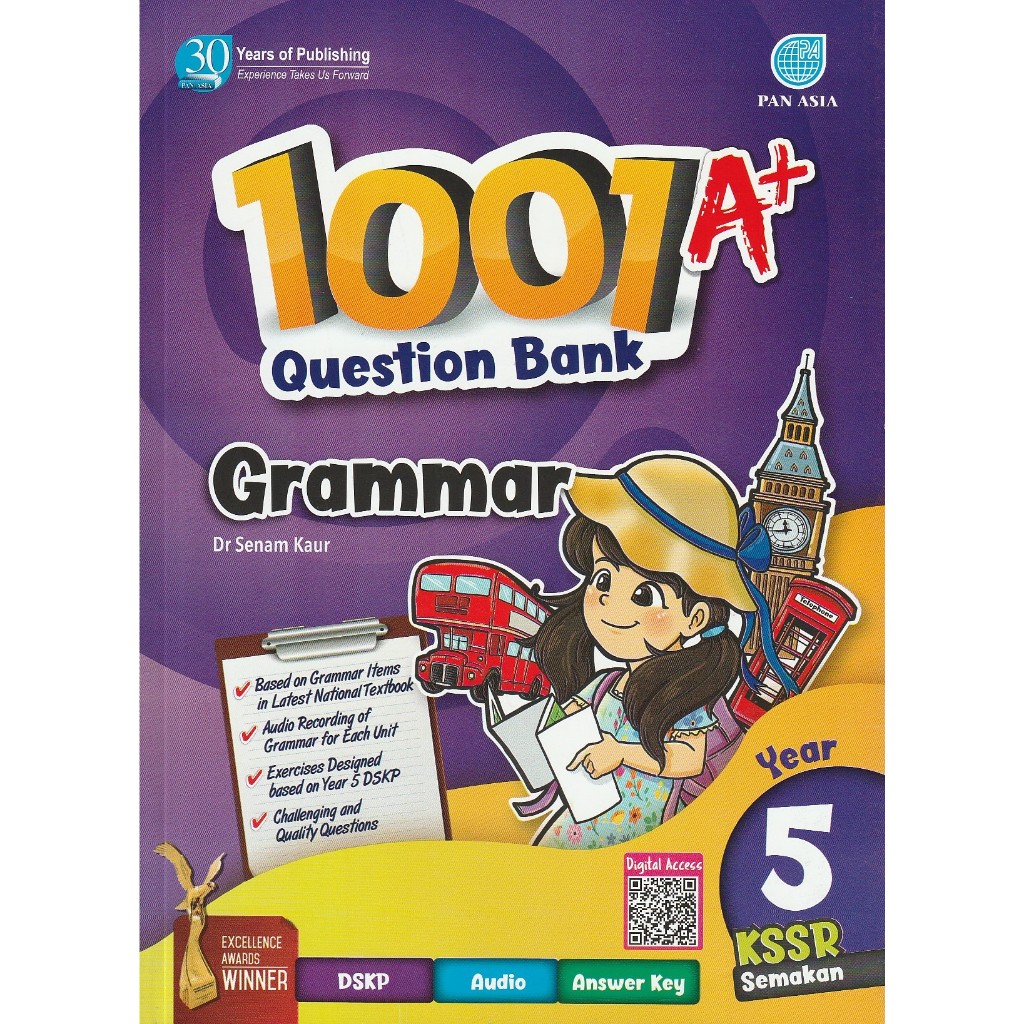 1001 A+ QUESTION BANK STD 5 GRAMMAR | Shopee Malaysia