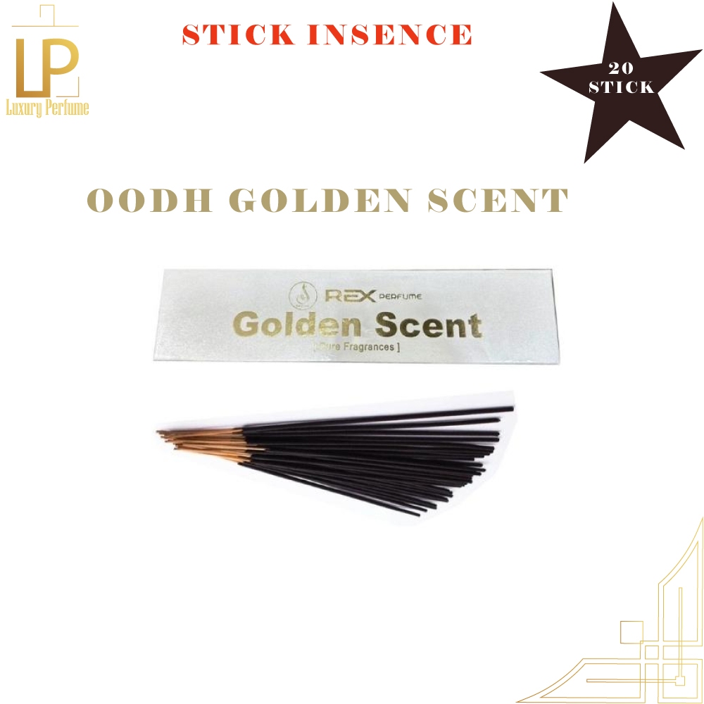 OUDH/OODH GOLDEN SCENT PRIME FRAGRANCE INCENSE STICKS 50G (1BOX 20 ...