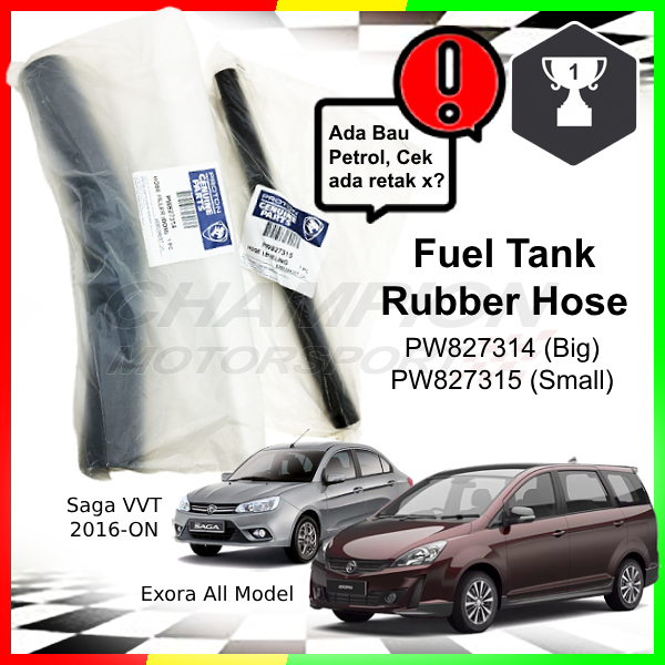 Original Proton Exora / Saga VVT 2016 - On Petrol Fuel Tank Rubber Hose ...
