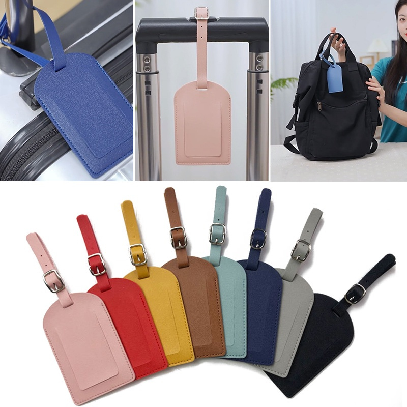 Multicolor Aircraft Boarding Pass Creative Suitcase Tag Check-in Boarding Name Card Leather PU ...