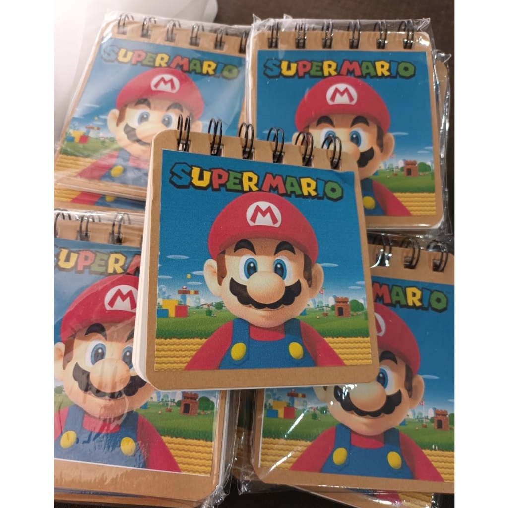 Super Mario notebook - Can add on more items to your party bag ...