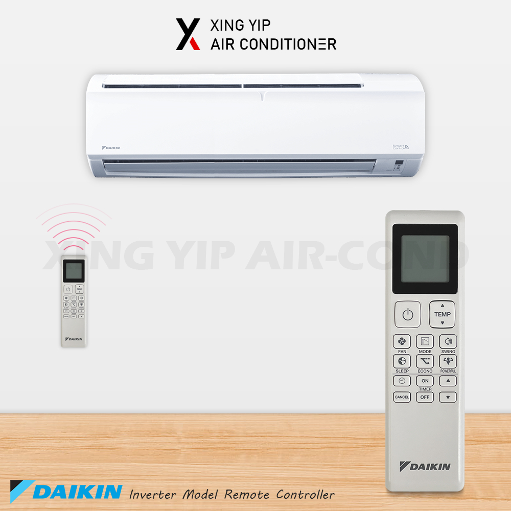 [Original Daikin] Inverter Air Cond Remote Controller With Battery ...