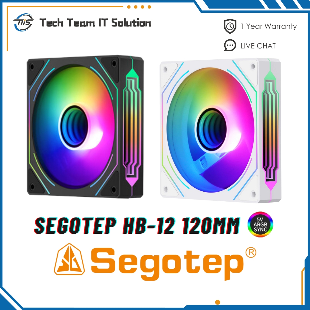 Segotep HB-12 120MM Infinity Illusion Style ARGB Fans | Shopee Malaysia