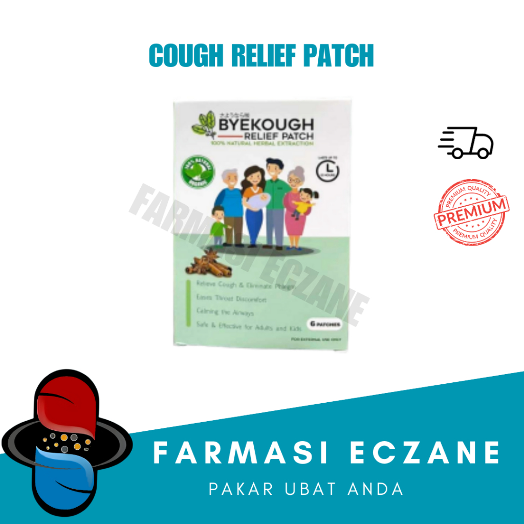 COUGH RELIEF PATCH (6 PATCHES) | Shopee Malaysia