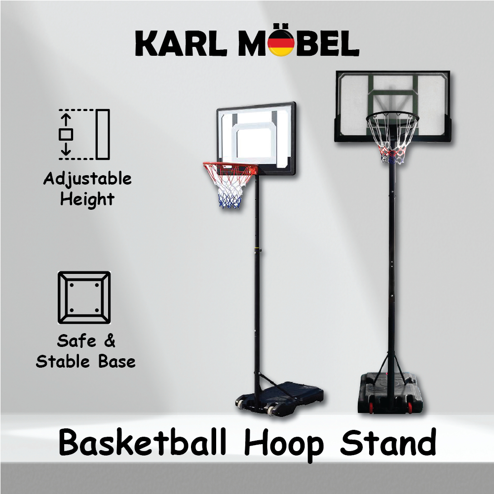 Outdoor Basketball Hoop Stand 1.5m - 2.1m outdoor Gelung bola keranjang ...